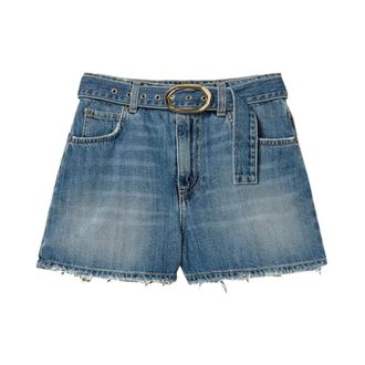 Twinset Femme, Shorts, Bleu, Taille: W26 Denim Shorts