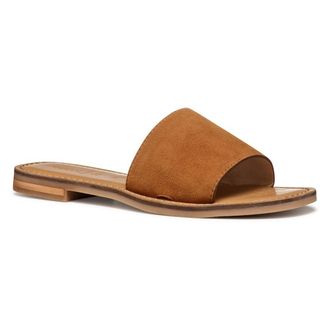 Geox Damen D MADDALUSIAC L Slide Sandal, Camel, 38 EU