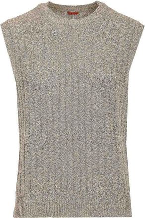 Barena Pull Col Rond - Bleu