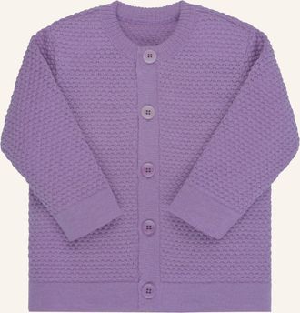 Disana Strick-Jacke lila