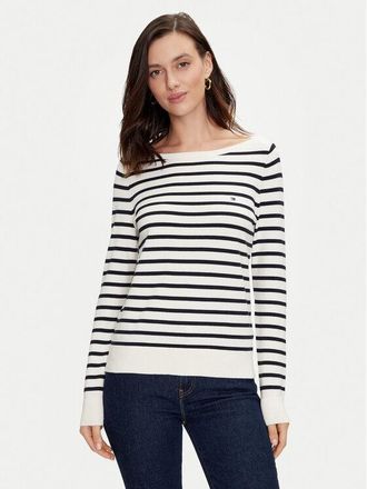 Tommy Hilfiger Pullover WW0WW40099 &Eacute;cru Regular Fit