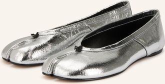 Maison Margiela Ballerinas Tabi silber