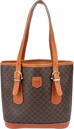 Celine Crossbody Bags - Celine Maccadam Monogram Handbag - Gr. unisize - in Braun - f&uuml;r Damen