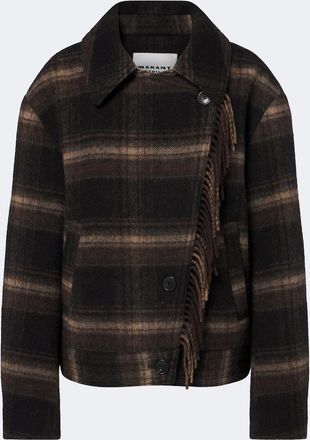 Isabel Marant Veste Galeane en laine m&eacute;lang&eacute;e