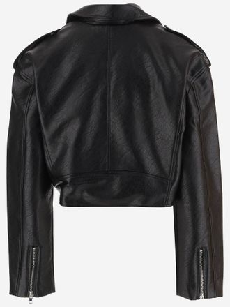 Frankie Shop Womens Jacket Black Polyester Polyurethane