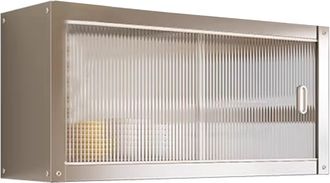 Generic Metall H&auml;ngeschrank K&uuml;che Wasserdicht Staubdicht Und Leicht zu Reinigen Wohnzimmer Schrank Abmessungen 80&times;40&times;30cm Geeignet f&uuml;r Badezimmer Garagen Balk