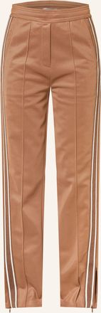 Dorothee Schumacher Dorothee Schumacher Piqu&eacute;-Hose Everyday Cool Mit Galonstreifen braun