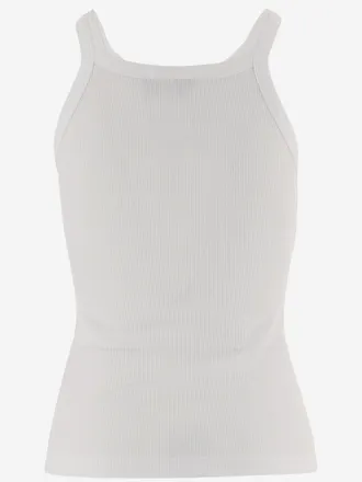 Fendi Womens Tank Top Cotton White
