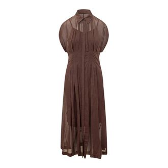 HUGO BOSS Femme, Robes, Brun, Taille: 40 FR Davinata Dress
