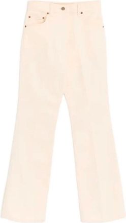 Valentino Garavani Femme, Jeans, Blanc, Taille: W28 V-Detail Jeans