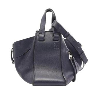 Loewe Pre-owned Hammock Small Leather 2way Bag - - Pre-owned - Damen - Blau - ONE SIZE