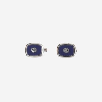 HUGO BOSS Boutons de manchette en laiton avec logo