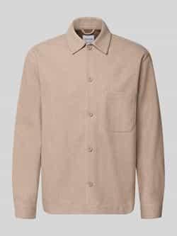 Jack & Jones Regular Fit Hemdjacke mit Kentkragen Modell REGENT