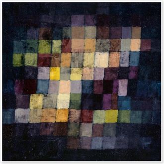 Posterlounge Alter Klang, 1925 Poster von Paul Klee 20 x 20 cm Schwarz Wandbilder Wanddeko