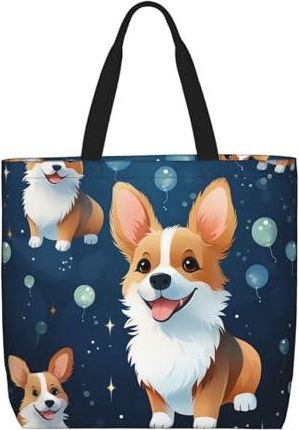 Generic Labrador Retriever Sac Fourre Tout Pliable Sacs De Courses L&eacute;ger Sac &Agrave; Bandouli&egrave;re Pour Shopping Plage Gym