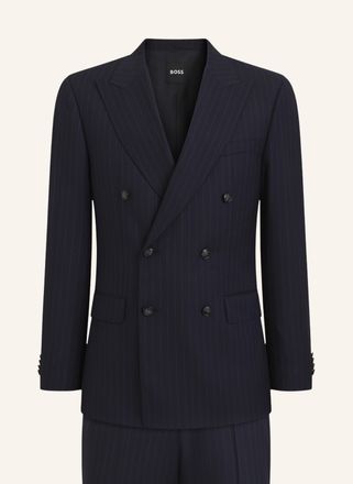 HUGO BOSS Anzug H-Huge-2pcs-Db-264 Slim Fit blau