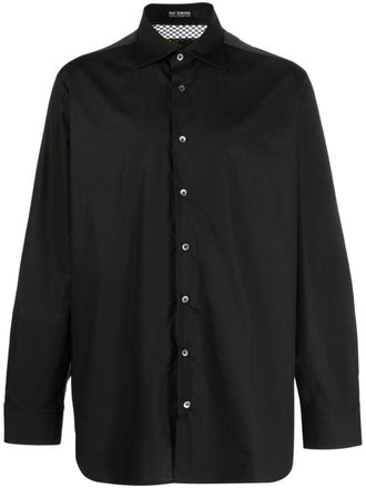 Raf Simons Hemd mit Logo-Patch - Schwarz