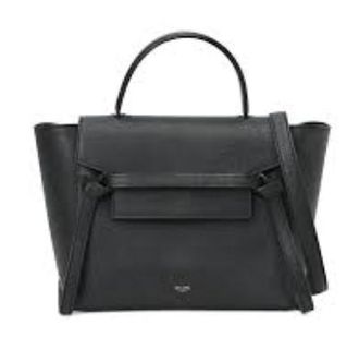 Celine Large Black Mini Leather Belt Bag
