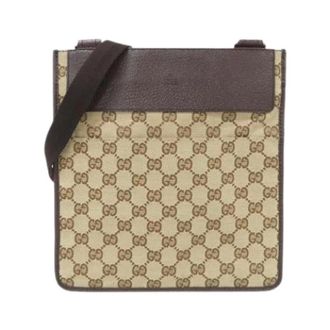 Gucci unisex, Pre-owned, Beige, Taille: ONE Size Sac bandouli&egrave;re GG Canvas Pre-owned