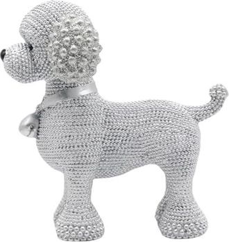 Generic Statues de chien d&eacute;coration dint&eacute;rieur, sculpture de chien | Sculptures de chiots &agrave; perles pointues,Statues de chien de maison modernes, ornements dan
