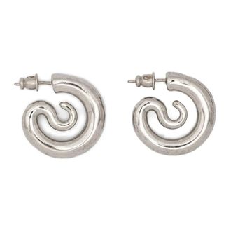 Panconesi Femme, Accessoires, Gris, Taille: ONE Size Serpent Hoops Extra Small