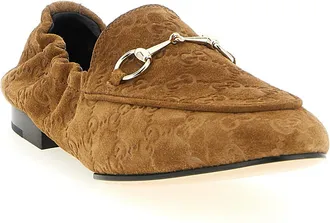 Gucci Suede Loafers - Tan