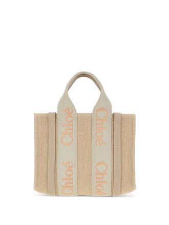 Chlo&eacute; sac cabas Woody - Tons neutres