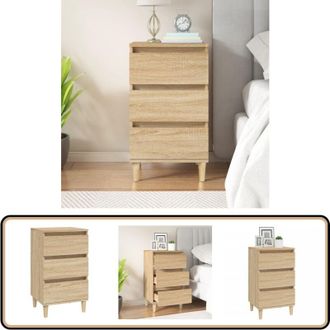 vidaXL Table de chevet chêne sonoma 40x35x70 cm bois dingénierie - Table De Chevet - Meuble De Chambre - Commode - Tiroir - Bois Dingénierie