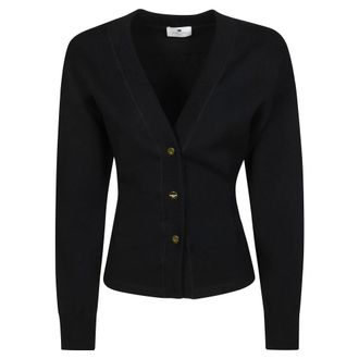 Elisabetta Franchi Maglia Tricot - - Knitwear - Damen - Schwarzk - M