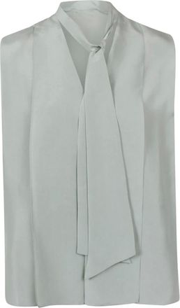 Christian Wijnants Femme, Blouses et Chemises, Vert, Taille: 38 FR Neck-tie Top