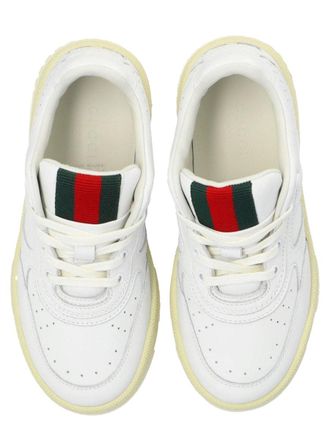 Gucci Calfskin Leather Sneakers - White