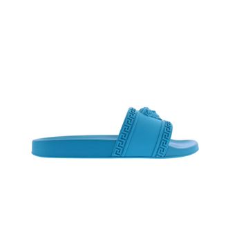 Versace Herren Slides Sandalen - - Shoes - Herren - Blau - 46 EU