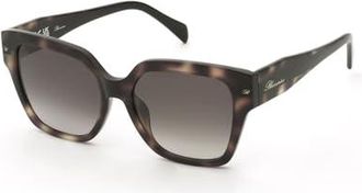 Blumarine Lunettes de Soleil SBM905 07UX AVANA MARRONE/BEIGE LUCIDA 54/16/140 Femme