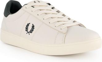 Fred Perry Herren Sneaker wei&szlig; Glattleder