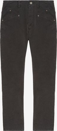 Isabel Marant Pantalon Niliane - Femme - Noir D&eacute;lav&eacute; - Taille 34 - Isabel Marant