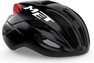 Met Unisex - Erwachsene Rivale MIPS Renradhelm, Black Red, L / 58-61cm