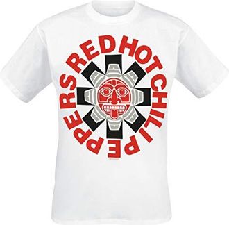 Red Hot Chili Peppers Aztec T-Shirt Blanc S
