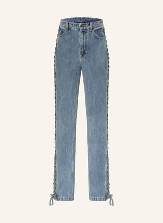 Rotate Rotate Straight Jeans blau