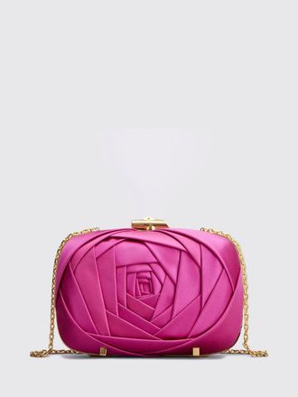 Roger Vivier Mini sac Rose Vivier en satin de soie avec broderie florale