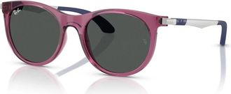 Ray-Ban Pink/Graue Sonnenbrille RJ 9082S Stil - - Accessories - unisex - Rosa - 47 MM