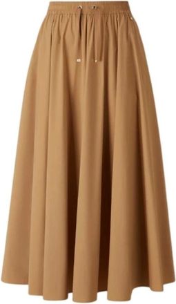 Herno Femme, Jupes, Brun, Taille: 36 FR Jupe Midi