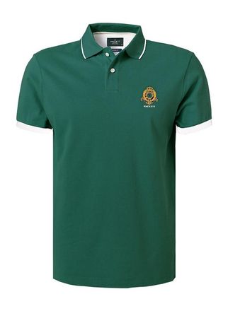 Hackett Herren Polo-Shirt grün Baumwoll-Piqué