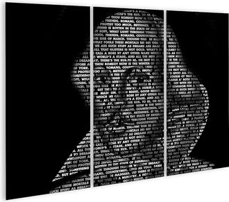 Islandburner Bild auf Leinwand Shakespeare Wortkunst (Zitate) Bilder Wandbilder Poster IQND-3P