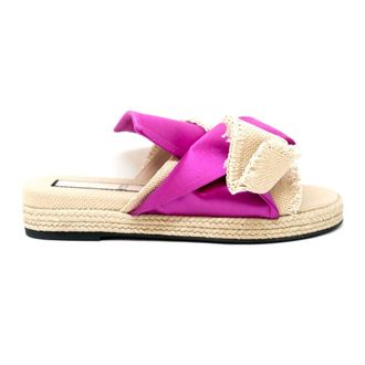 N°21 Femme, Chaussures, Multicolore, Taille: 40 EU Toile Multicolore Élégante Impression dArt Moderne