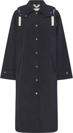 Part Two Femme, Manteaux, Bleu, Taille: 38/40 FR SatinaPW Outerwear