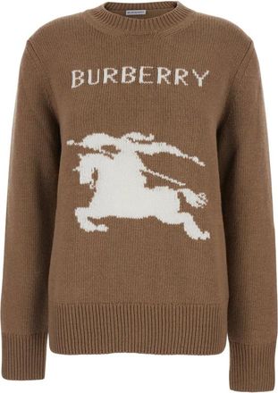 Burberry Femme, Pulls, Beige, Taille: 42 FR Pull ras du cou