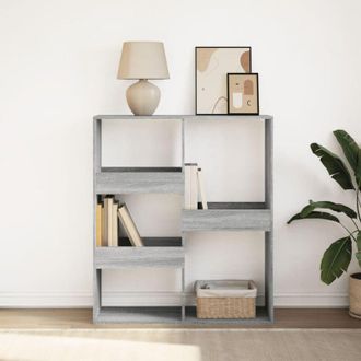 vidaXL Biblioth&egrave;que/S&eacute;parateur de pi&egrave;ce sonoma gris 100x33x115 cm Vidaxl