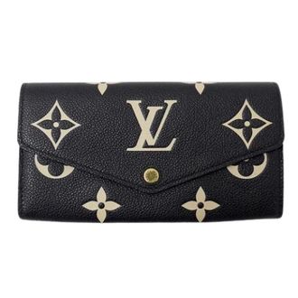 Louis Vuitton Portefeuille Bi-fold Monogram Empreinte Pre-owned - Femme - Pre-owned - Noir - Taille: ONE Size