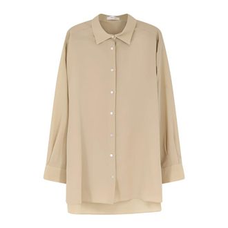 The Row Femme, Blouses et Chemises, Blanc, Taille: 38 FR Chemise en soie