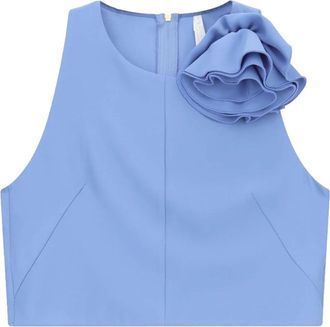 Imperial Femme, Tops, Bleu, Taille: 40 FR Canotta